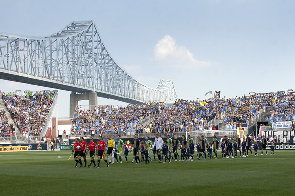 Photos from the first Union match at PPL Park – The Philly Soccer Page